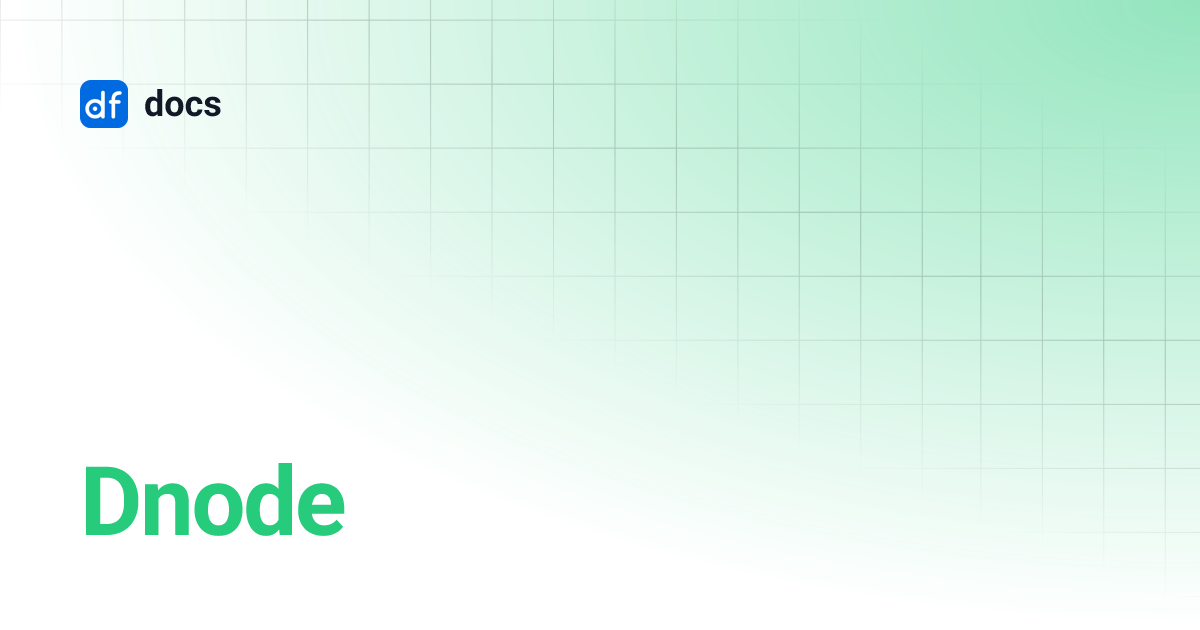 Dnode | docs